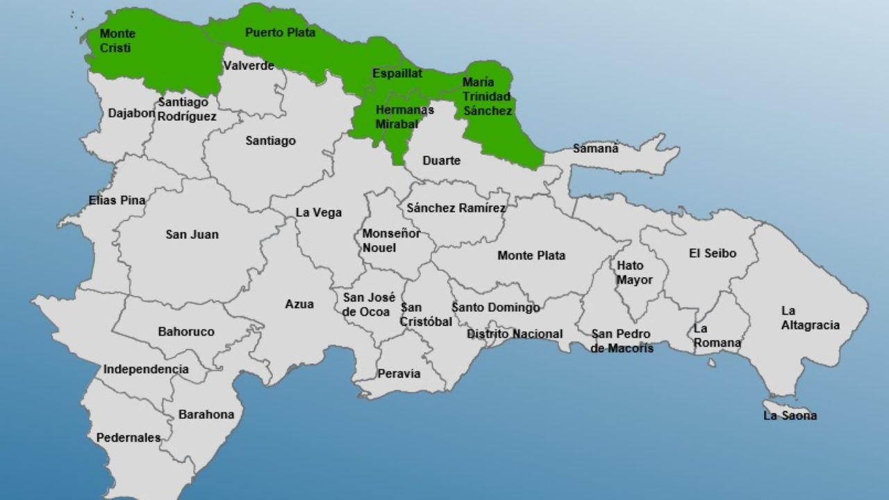 Por Sistema Frontal El Coe Coloca Cinco Provincias En Alerta Verde